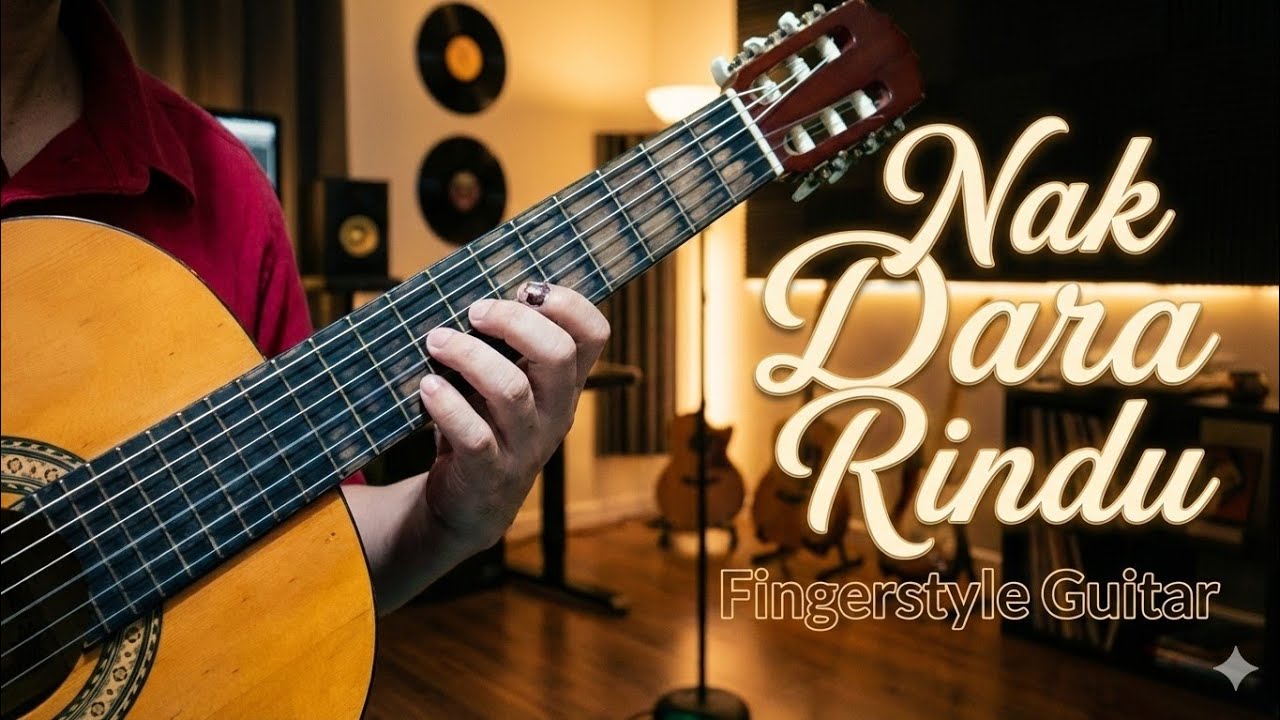 Nak Dara Rindu Fingerstyle Guitar TAB - YouTube