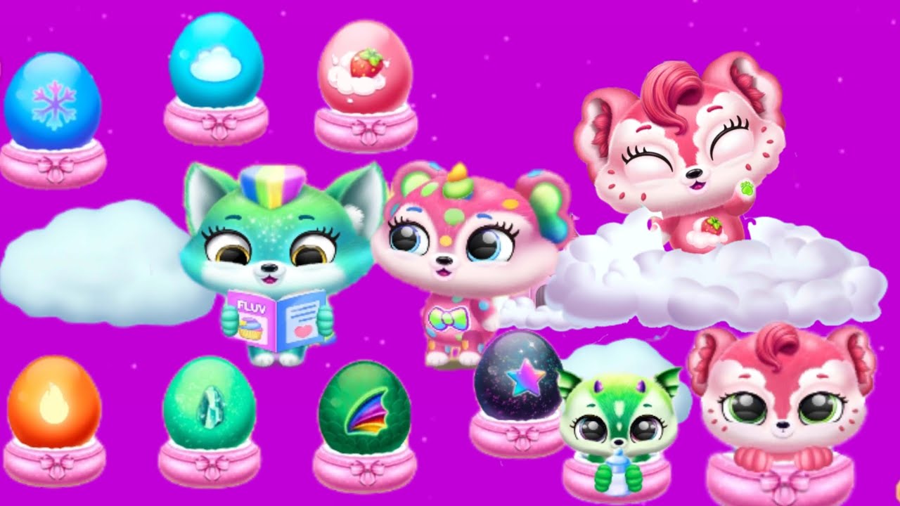 Fluvsies Cute pet Eggs in Fluvsies Fluff to luv - YouTube