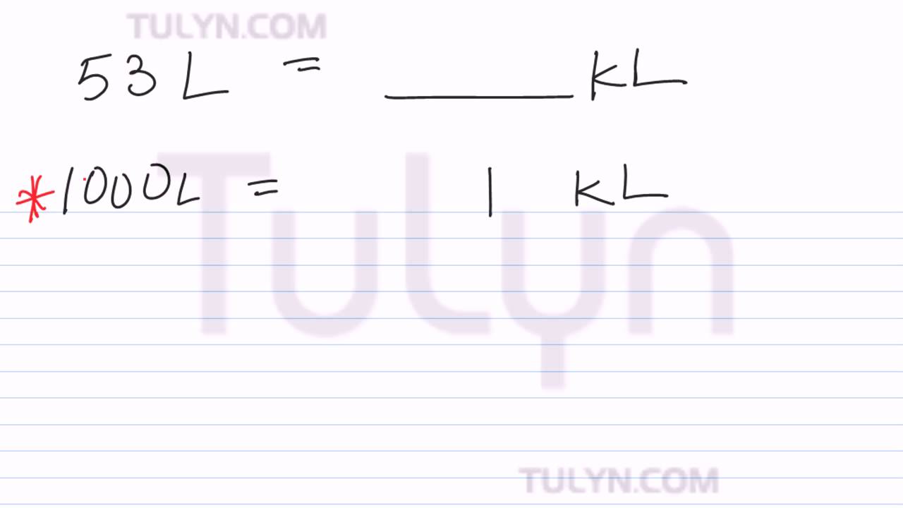 Conversion Of Metric Units Liters To Kiloliters YouTube Conversion Of Metric Units Liters To Kiloliters YouTube