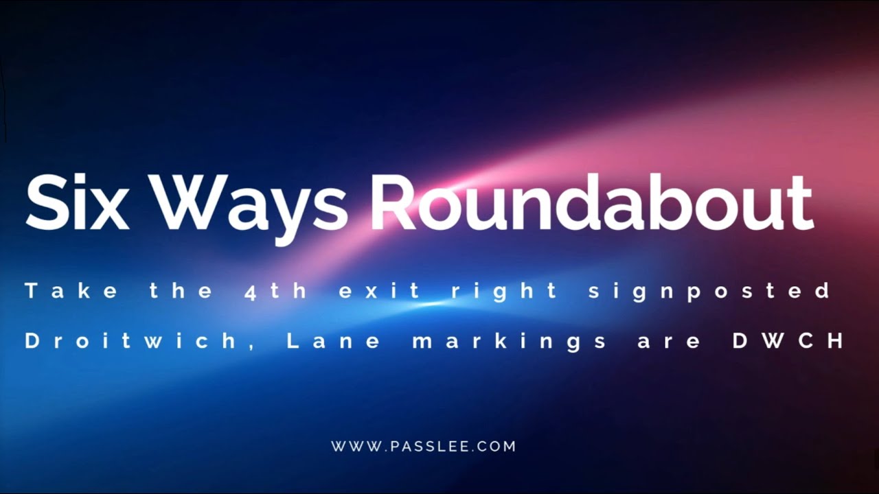 Worcester - Six ways roundabout Evesham to Droitwich (DWCH) - YouTube