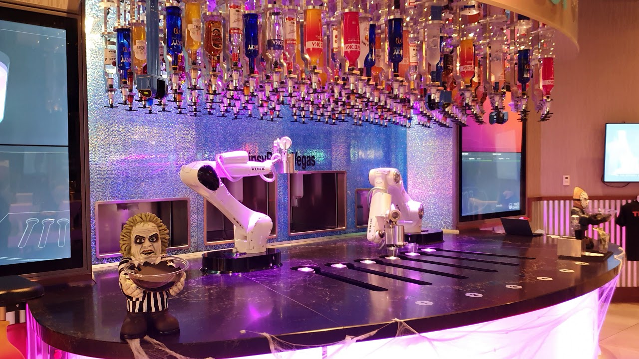 Vegas Robotic Cocktail Maker - YouTube