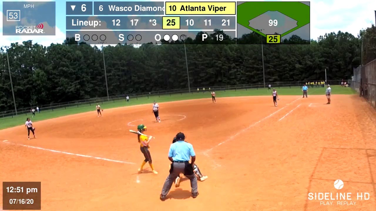 Wasco Diamonds 16UWM vs Atlanta Vipers Vipers 16U (2020.07.16) - YouTube