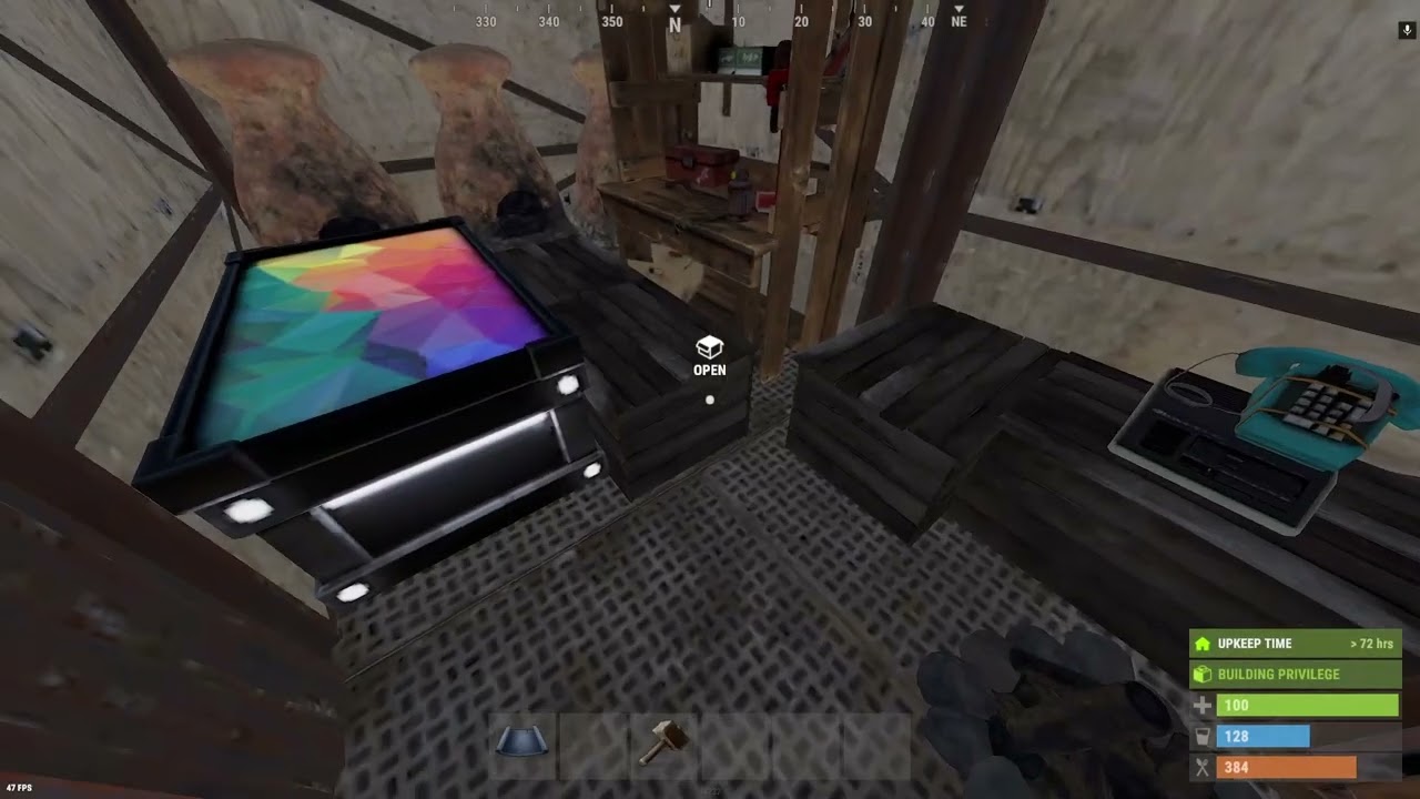 Rust what 2 days of vanilla farming looks like - YouTube