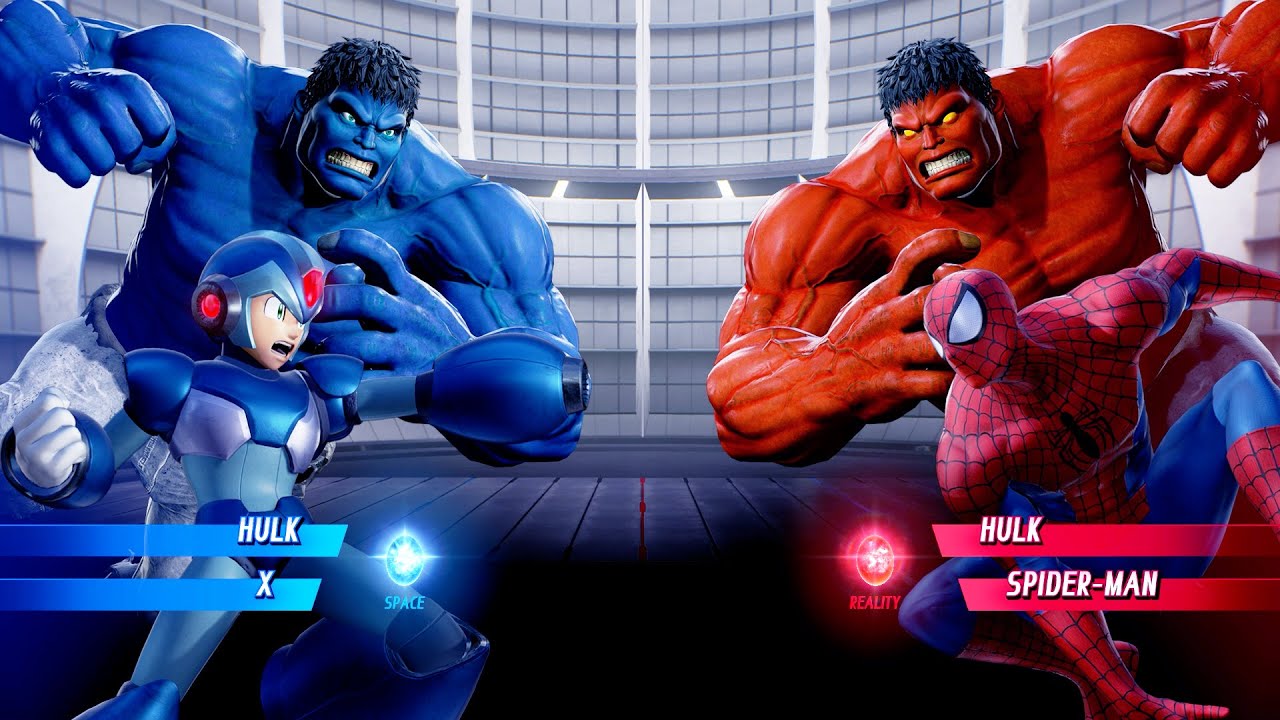 Hulk & X vs Hulk & Spiderman (Very Hard) - Marvel vs Capcom | 4K UHD ...