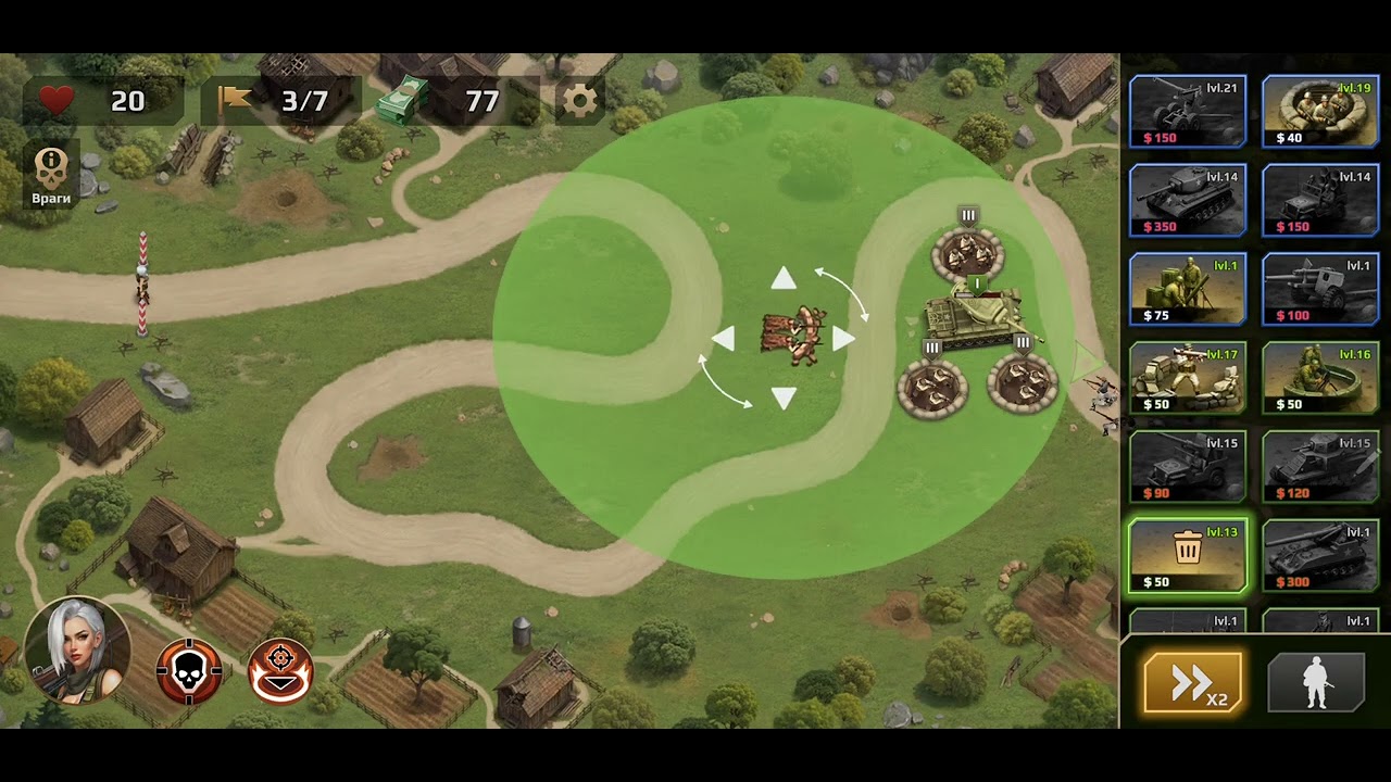 WWII Defense: RTS Army TD Game (mobile) Level 10 (Hard) - YouTube