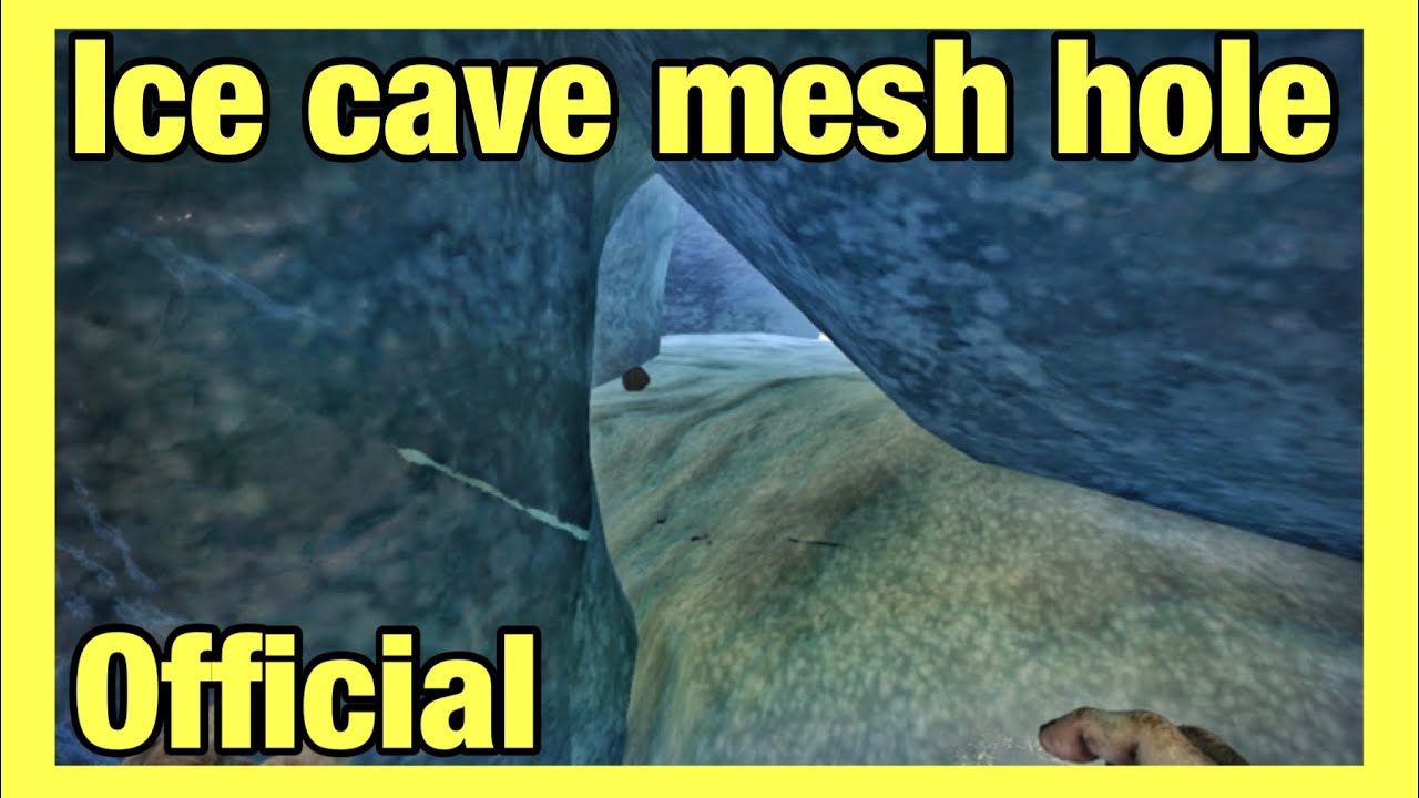 OFFICIAL ISLAND ICE CAVE MESH HOLE ( ARK : SURVIVAL EVOLVED GLITCH ...
