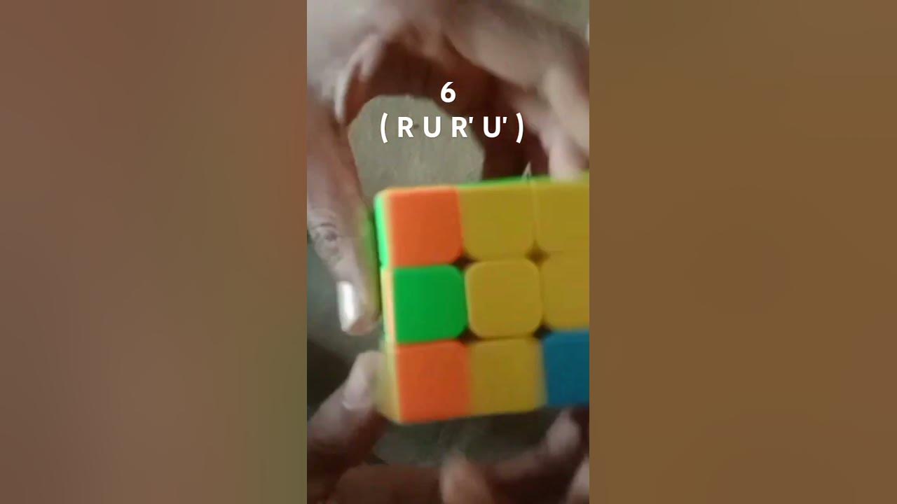 Rubic Cube solve R U R' U' Algorithm se.. - YouTube