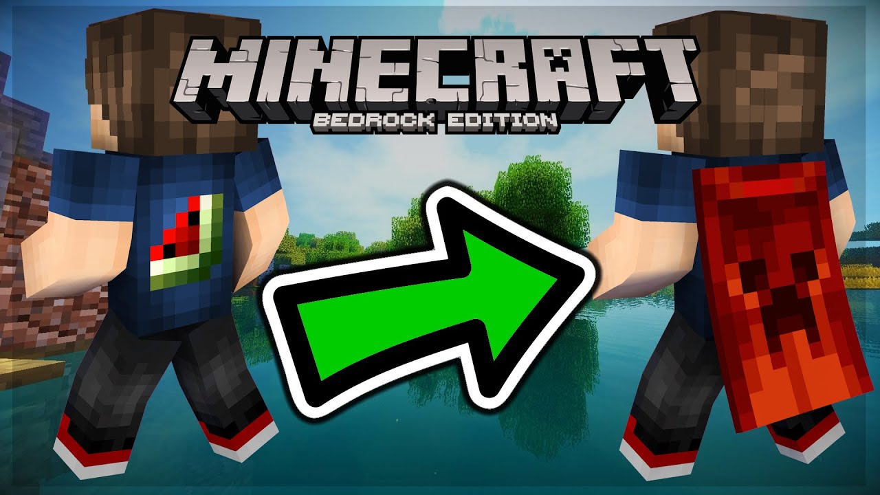 😨Eigenes Cape in Minecraft Bedrock erstellen!!! - YouTube