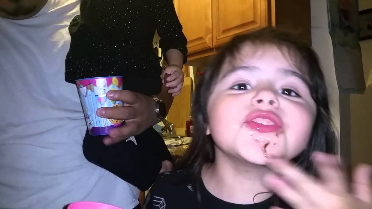 My 3 girls doing the cinnamon challenge! - YouTube
