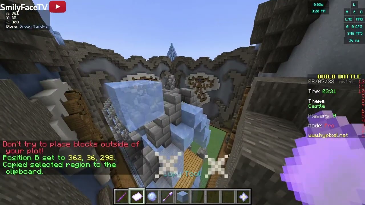 Insane Ice Castle Build!! (Must Watch) - YouTube