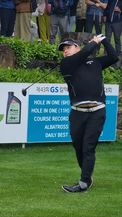 이승택프로 우드 티샷 이렇게 치면 되는 거였음? #이승택 #골프 #kpga #스윙 #우드 - YouTube