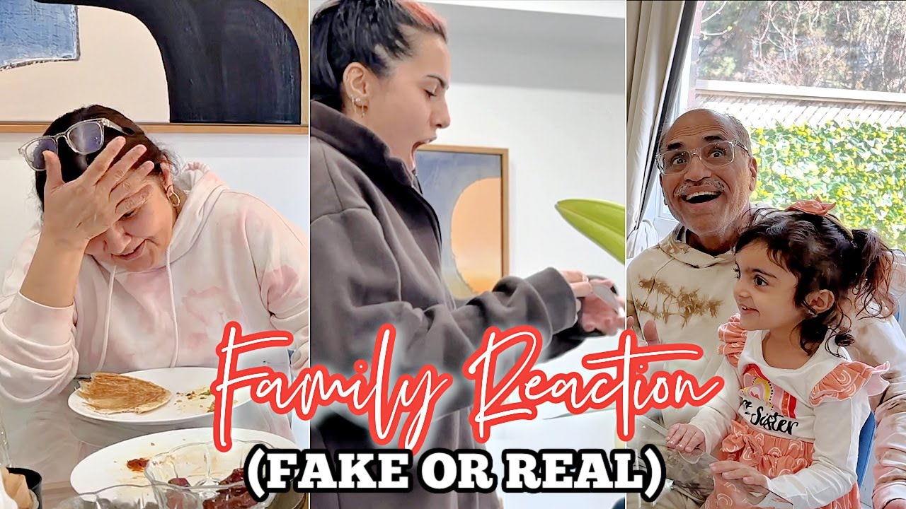 Family Reaction (FAKE OR REAL) - YouTube