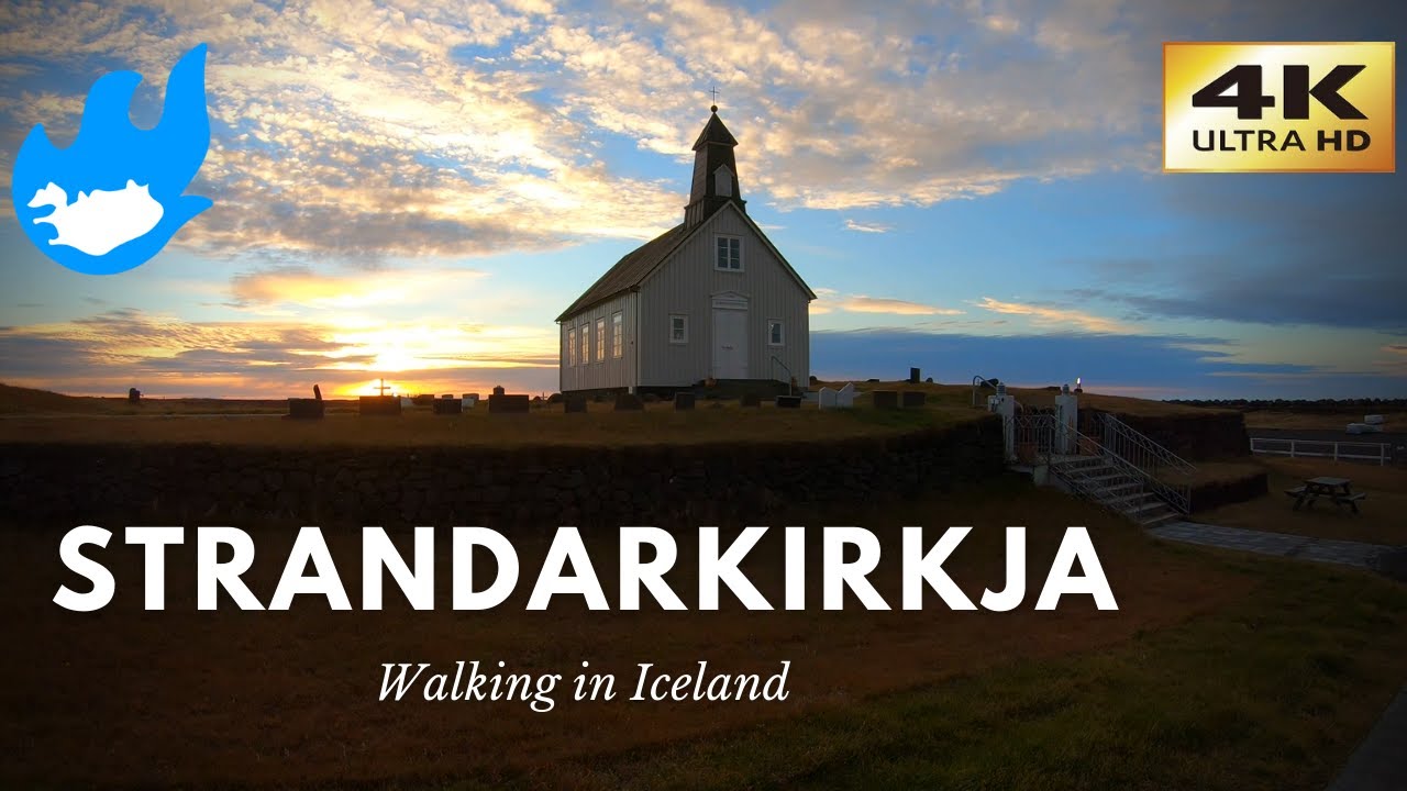 Iceland Walking Tour - Strandarkirkja [4K] - YouTube