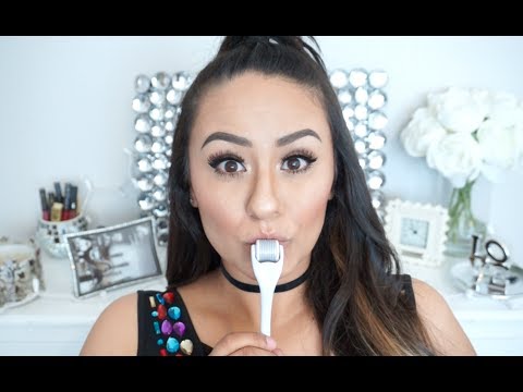 Dermarolling Lips | Plump lips naturally | 2017 | - YouTube