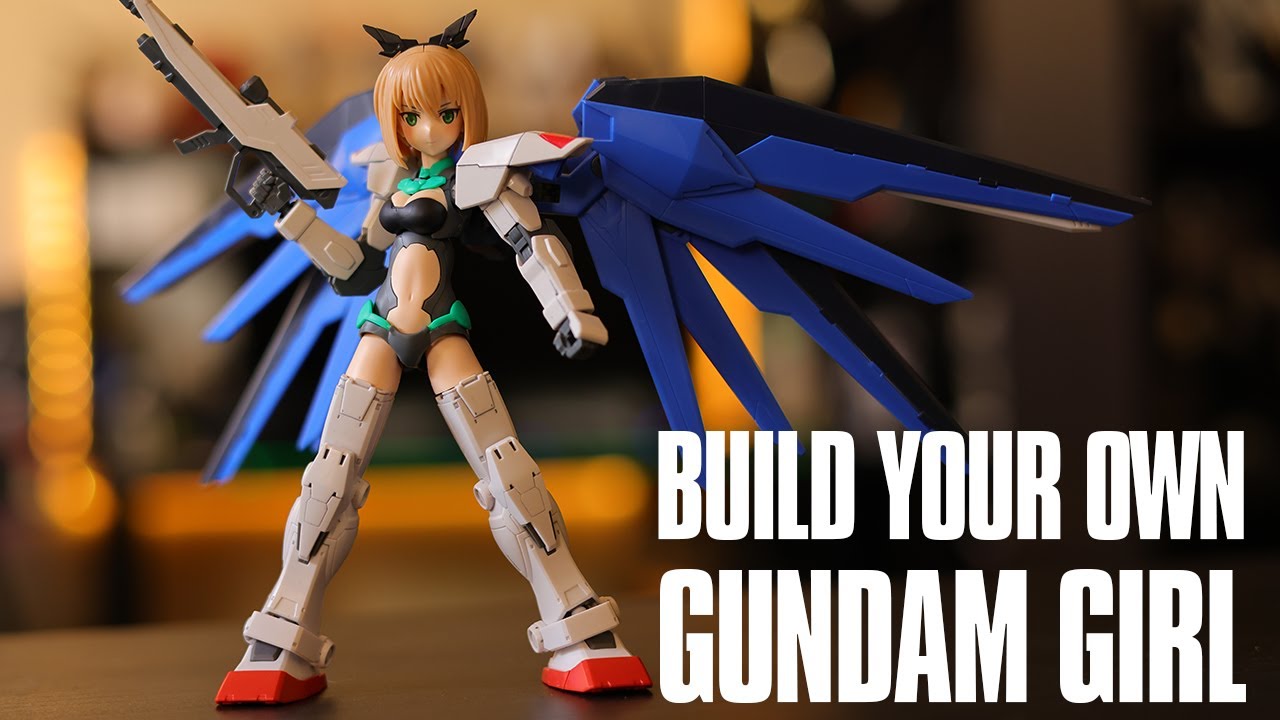 BUILD YOUR OWN GUNDAM GIRL - 30 Minute Sisters Tiasha Review - YouTube