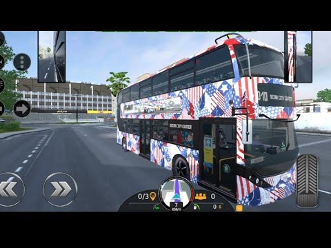 Dubai city ride bus simulator double decker bus #bus # ...