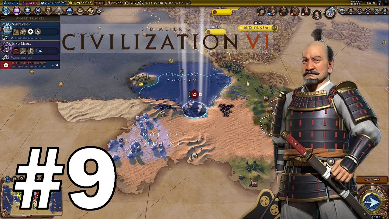 Civilization 6 Tokugawa - Japan Gameplay #9 - YouTube