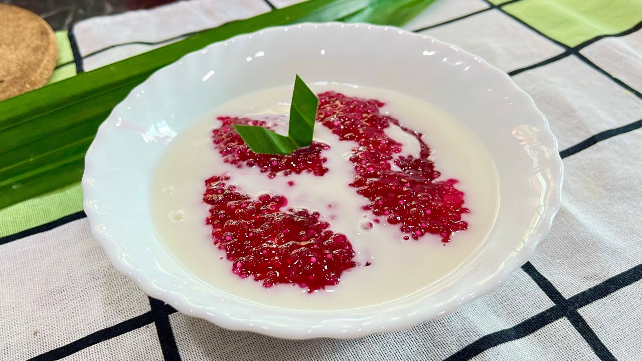 Sagu Delima Santan | Dessert Thai - YouTube