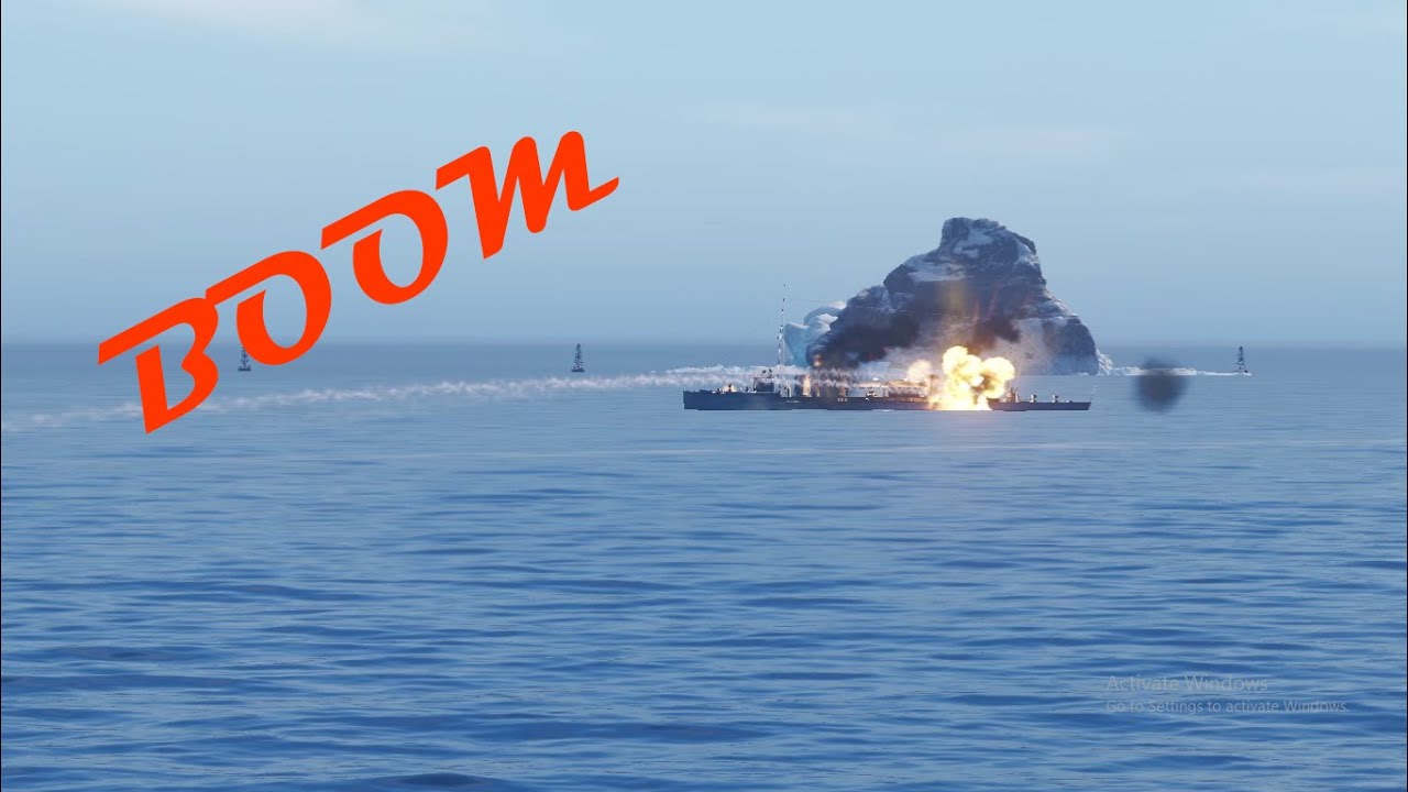 World of Warships German V-25 Destroyer - YouTube