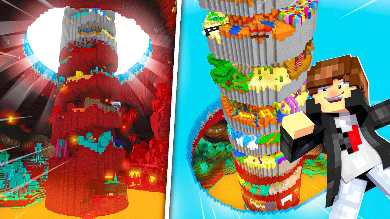 Novo Parkour Spiral Maior Parkour Do Minecraft Youtube
