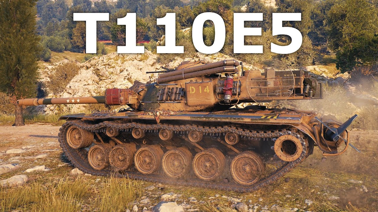 World of Tanks T110E5 - 8 Kills 11,5K Damage - YouTube