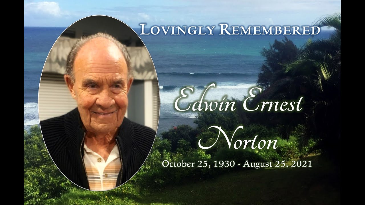 Celebration of Life for Edwin Norton - YouTube