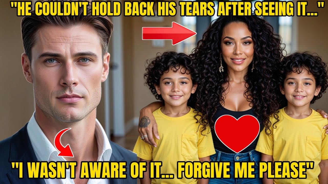 EMOTIONAL REUNION: CEO CRIES AFTER SEEING ABANDONED WIFE NEXT TO TWINS ...