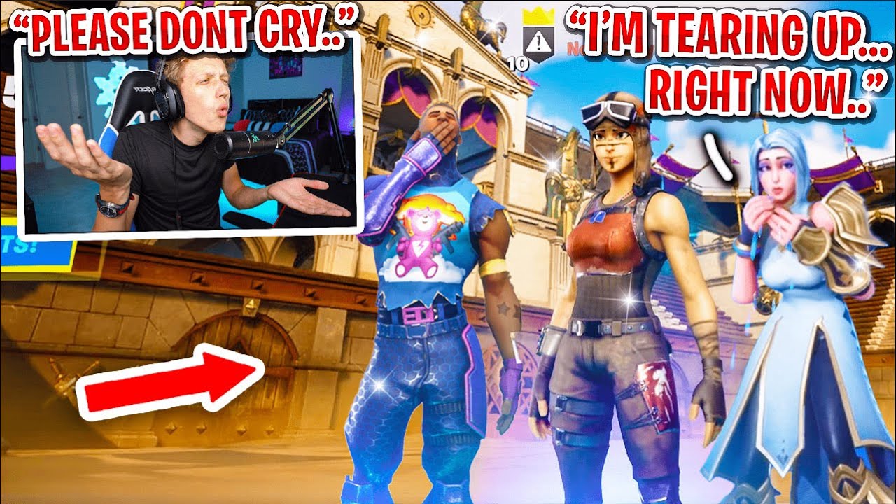 I made a girl cry in front of her BOYFRIEND in Fortnite... (emotional ...