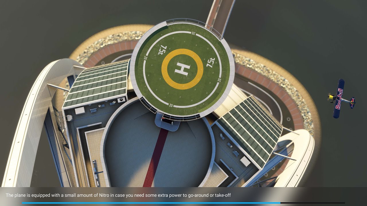 Microsoft Flight Simulator BULLSEYE LANDING (Third-Person View) - YouTube