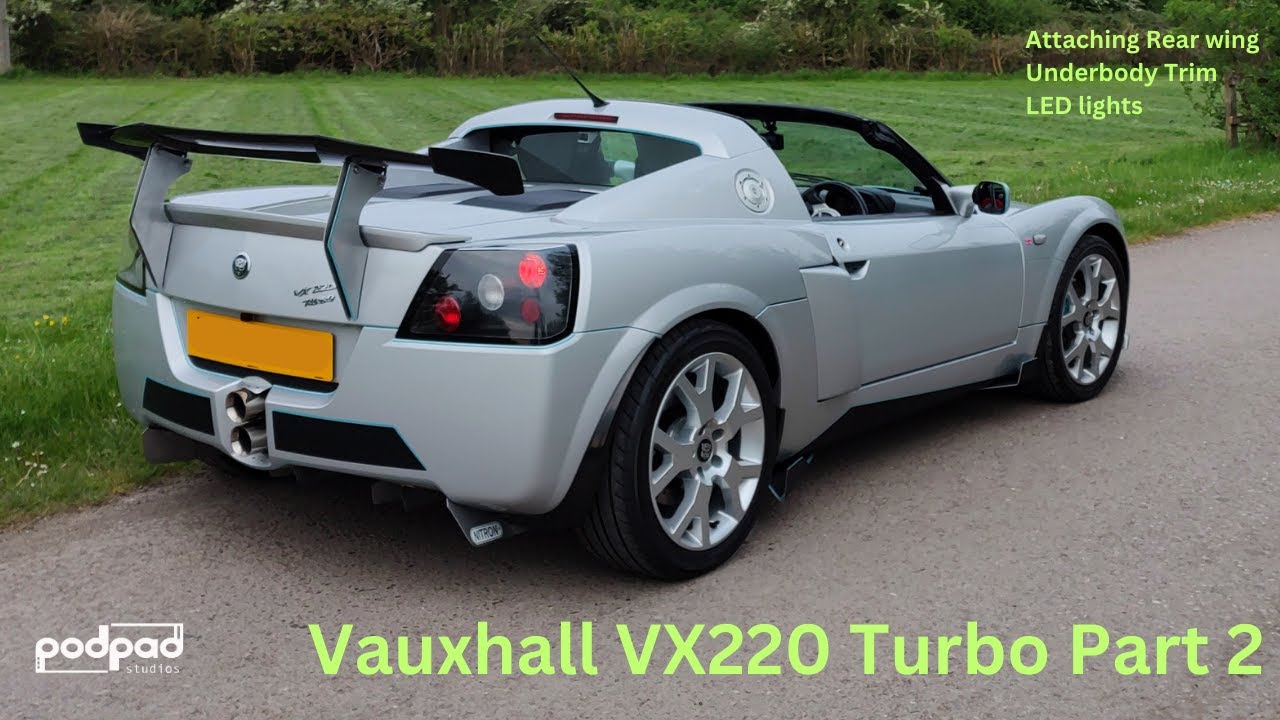 Vauxhall VX220 Part 2. Attaching a wing to a Vauxhall VX220, New LED ...