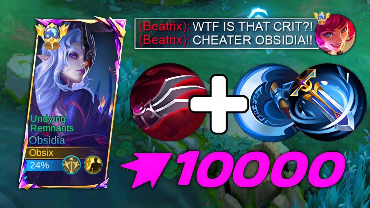 GLOBAL OBSIDIA NEW ABNORMAL CRITICAL DAMAGE BUILD!! - YOU MUST TRY THIS ...