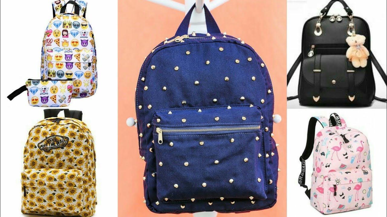 New stylish bags designs for school girls and colleges girls - YouTube