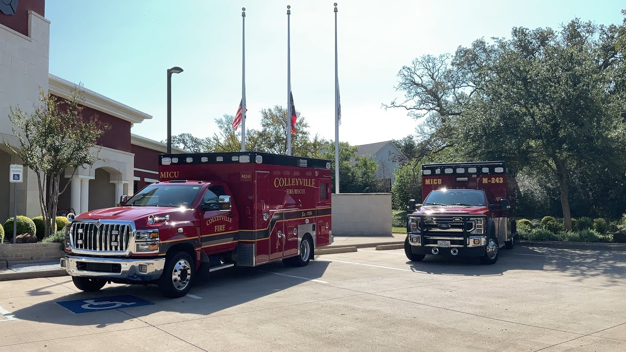 Colleyville Fire Rescue: Medic 241 Responding! - YouTube