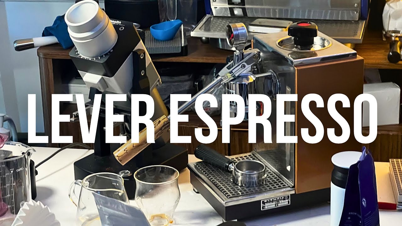 Pulling espresso stream ft. Olympia Cremina and Kafatek Monoliths - YouTube