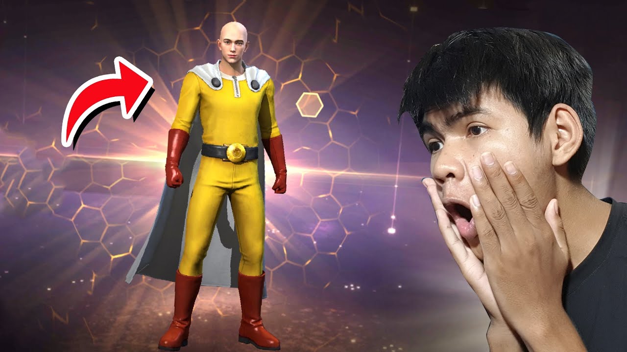 ចាប់បានឈុត បុរសក្បាលត្រងោល | one punch man x Free Fire - YouTube