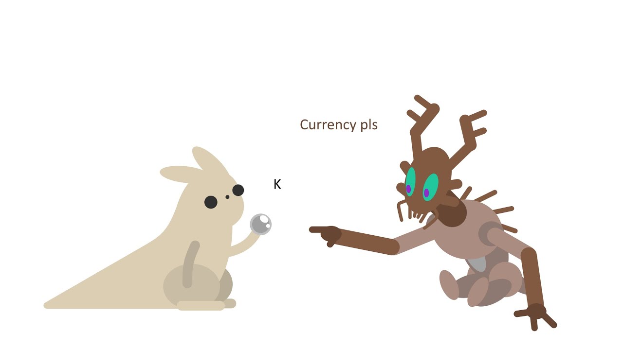 Slugcat gives scavenger a pearl - YouTube