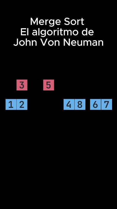 Merge Sort el algoritmo de John von Neumann - Credits worldofivo - YouTube