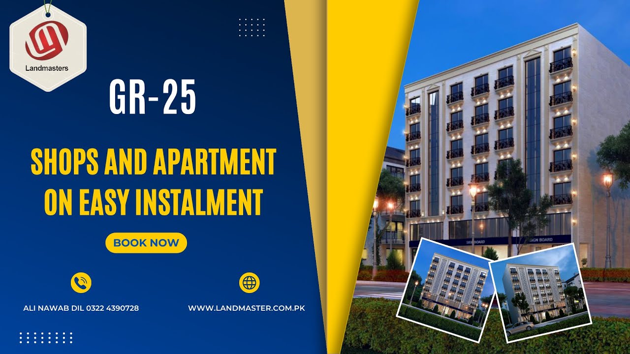 SHOPS and APARTMENTS | Easy Installment Plan | Bahria Orchard | Land ...