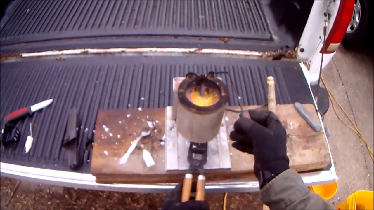 Casting Lead 32 cal. shot - YouTube