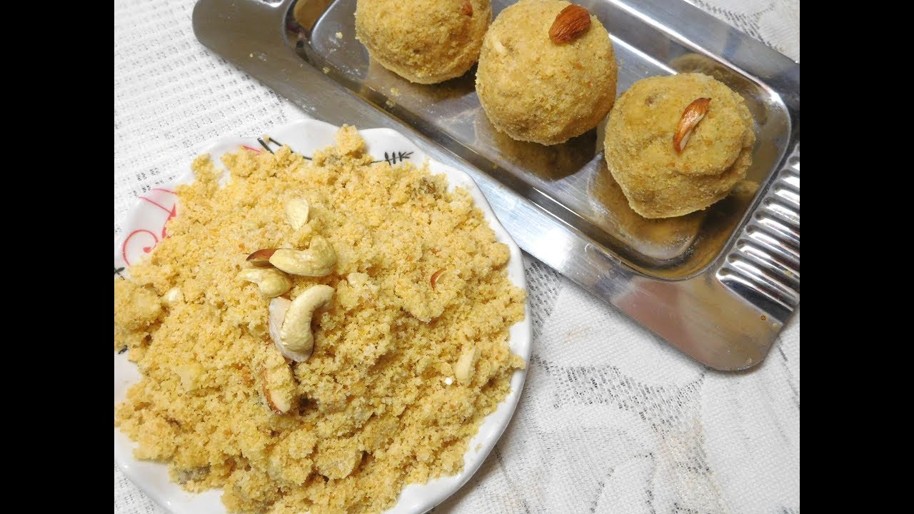Rajasthani Churma Recipe How To Make Churma Rajasthani Churma Ladoo Youtube