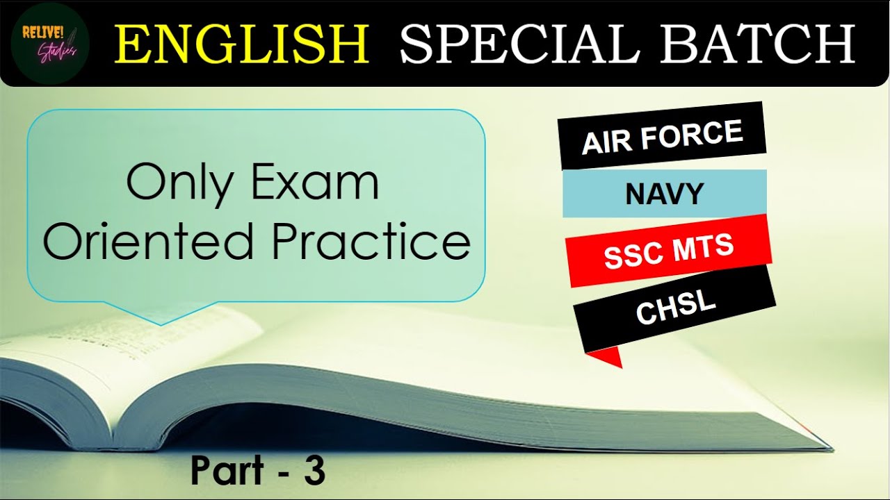 Best practice set for Airforce, Navy, MTS and CHSL (PART - 3) # ...
