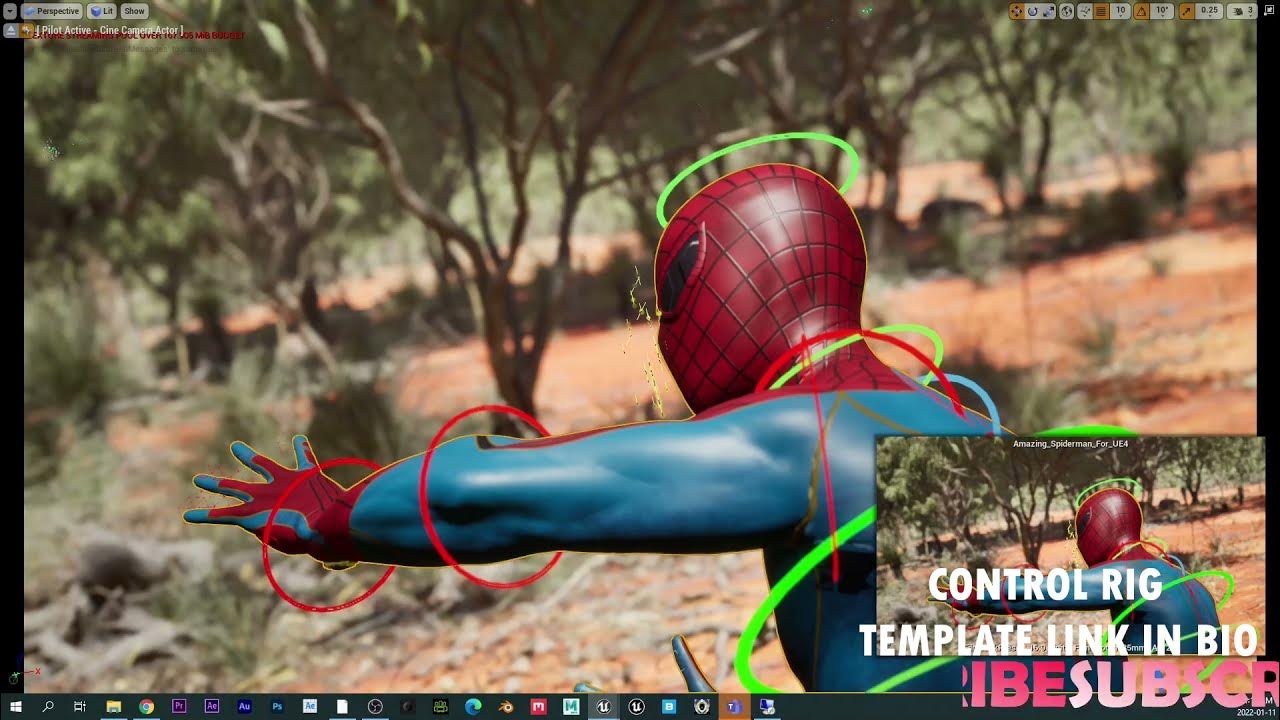 How to Use My Control Rig Template In Unreal Engine - YouTube
