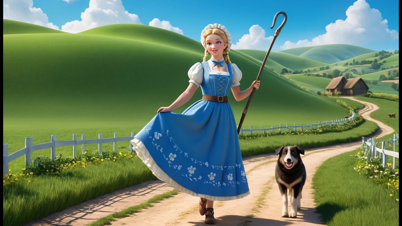 Little Bo Peep Rhyme Song | Popular Nursery Rhyme | Educational Kids ...