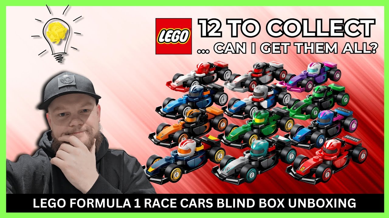 I Had A Theory About These | BLIND Box LEGO F1 Race Cars Unboxing 71049 ...