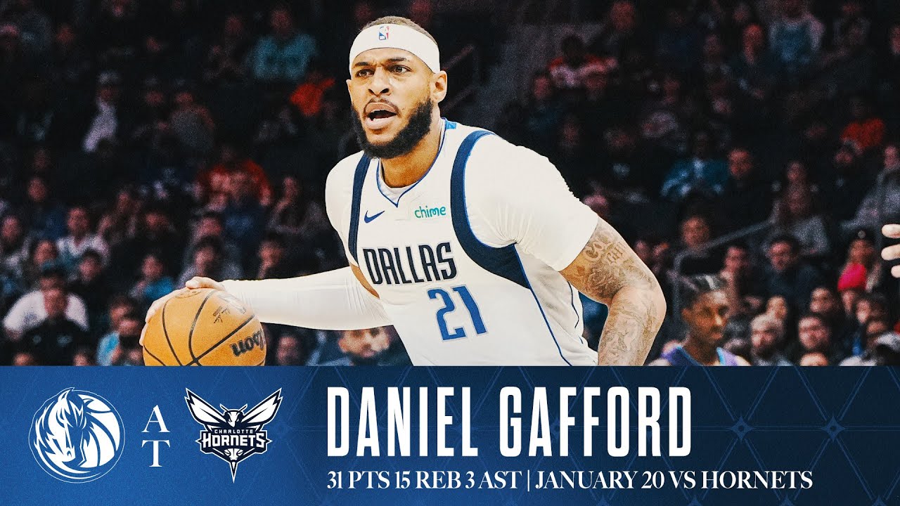 Daniel Gafford (31 Points - Career High) Highlights vs. Charlotte ...