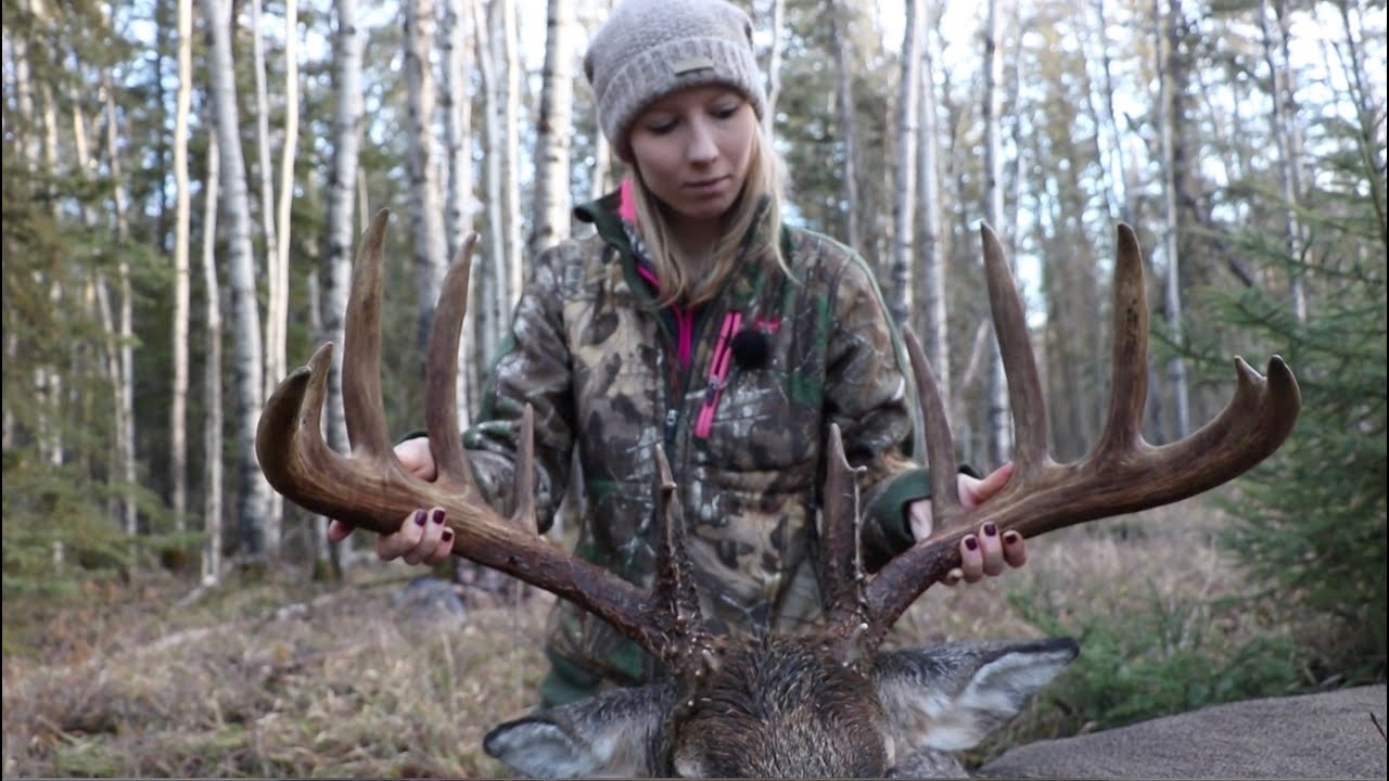 184" Alberta Bush Whitetail - Jayden's VERY FIRST DEER - INSANE - YouTube