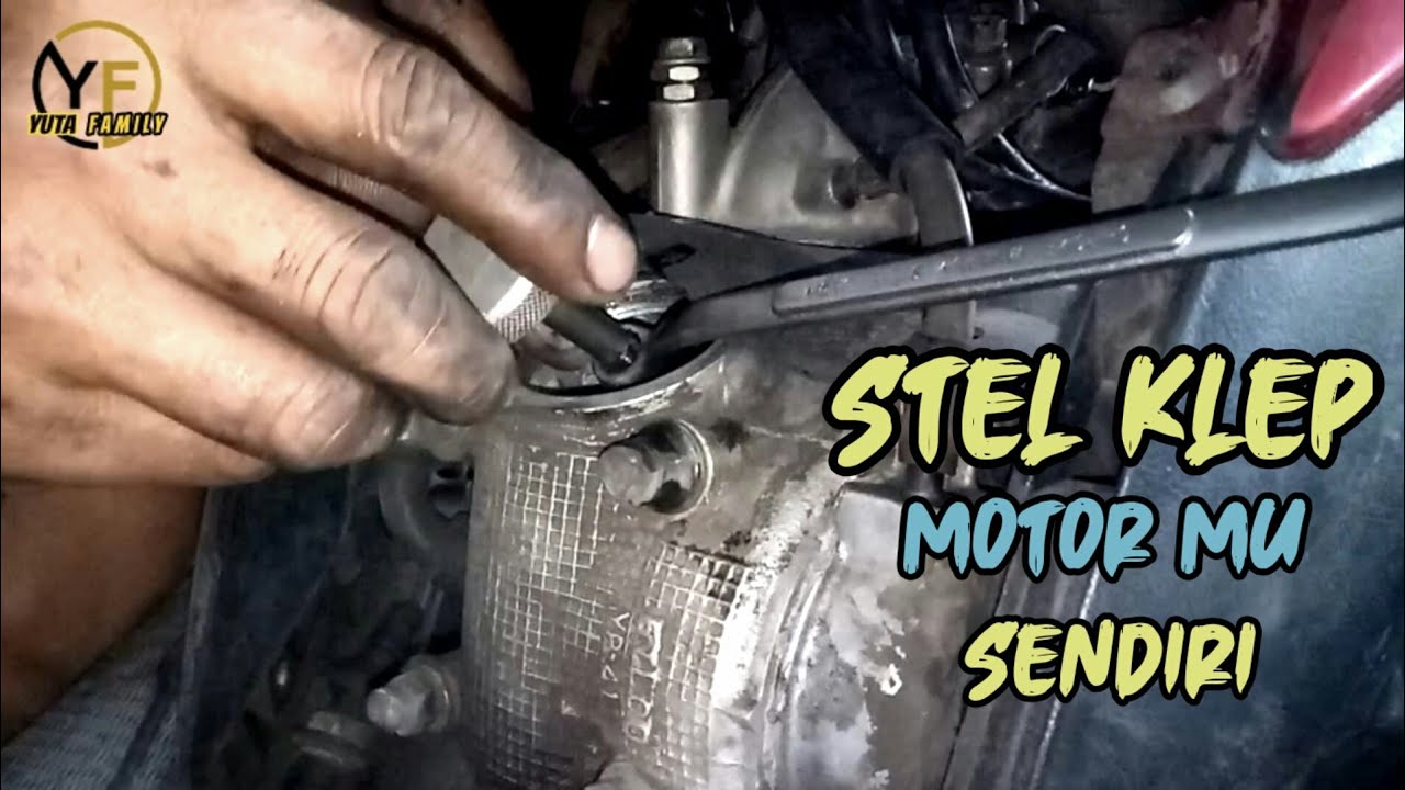 CARA SETTING KLEP MOTOR MIO SPORTY MUDAH | how to set the mio sporty ...