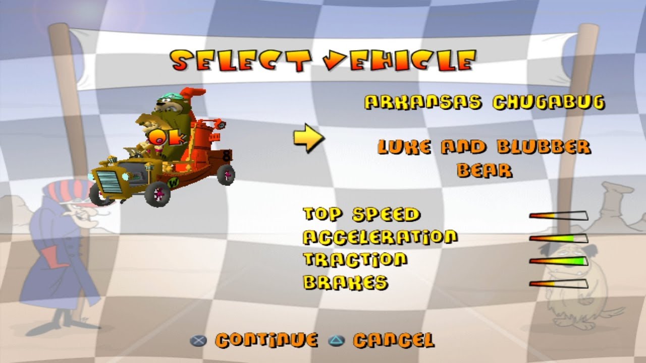 Wacky Races: Mad Motors All Characters [PS2] - YouTube