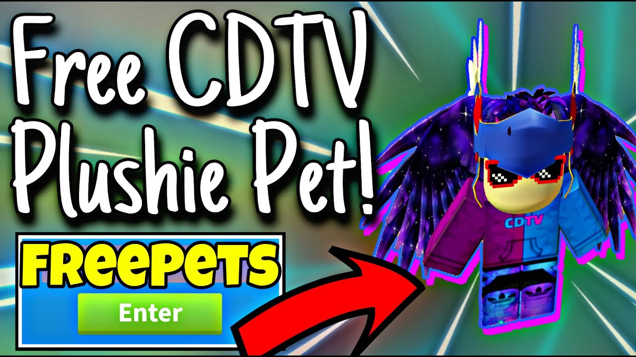 [FREE PETS] Button Legends! OWNER GAVE ME CDTV PLUSHIE PET! EXCLUSIVE ...