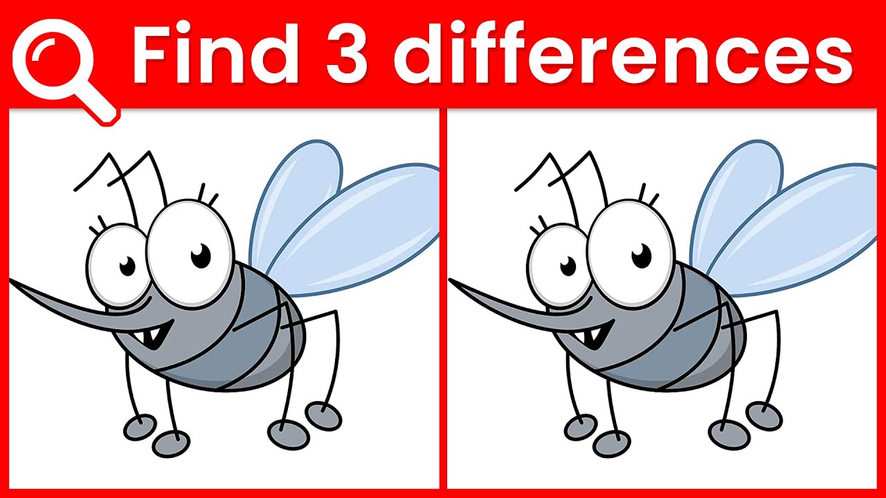 find the difference | Brain training in 30 Seconds #3 - YouTube